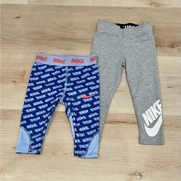 Nike | Bottoms | Nike Bundle Of Little Girls Leggings | Poshmark